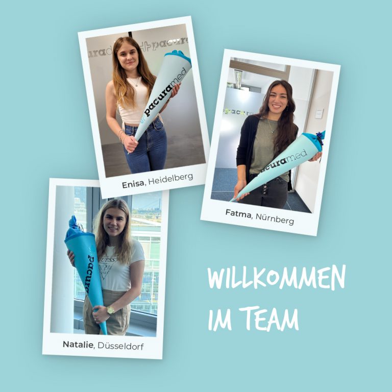 Pacura med begrüßt neue Auszubildende